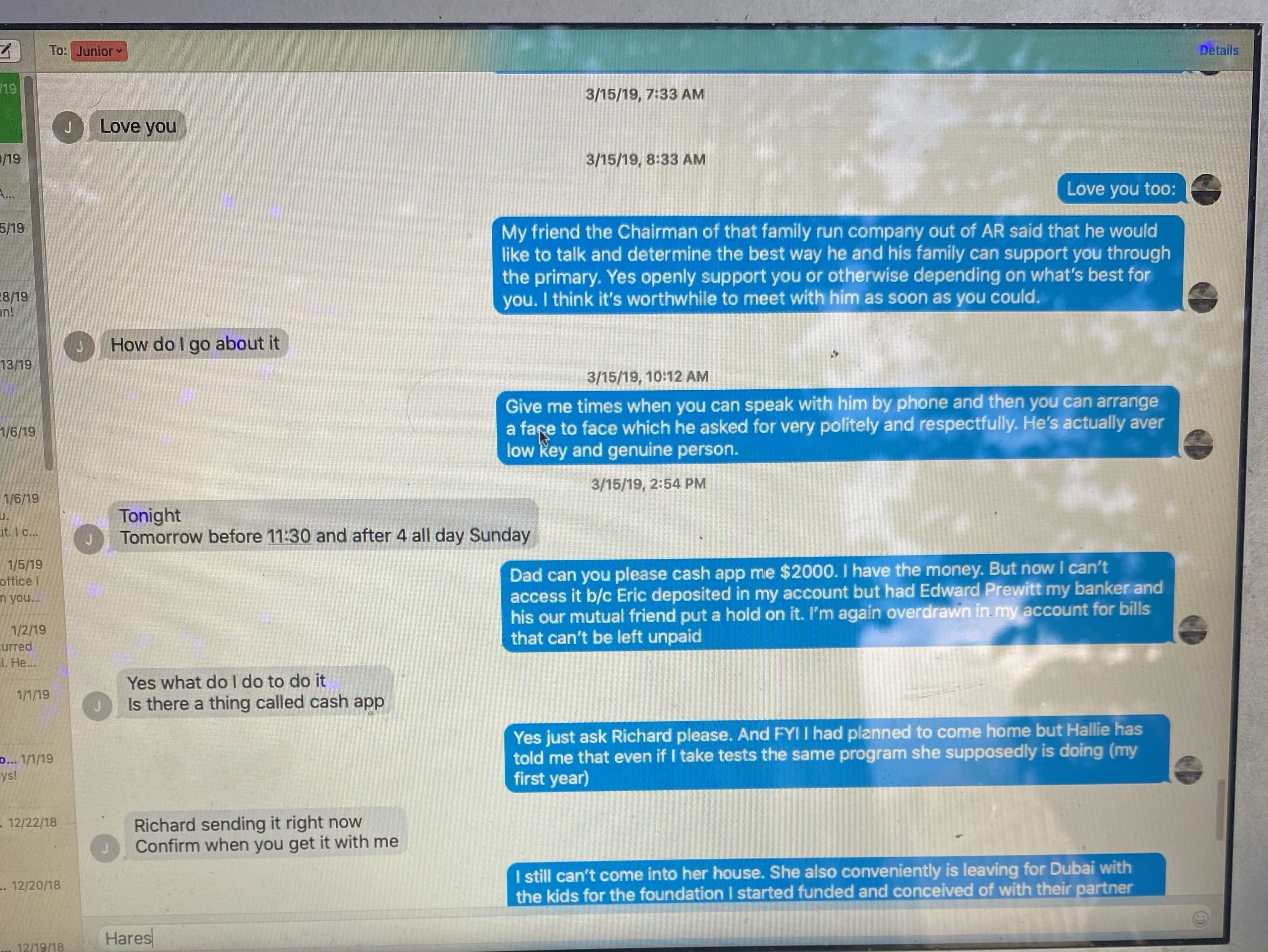 The Daily Messenger: Joe Biden’s Texts to Hunter Show Ex-VP Had “No ...